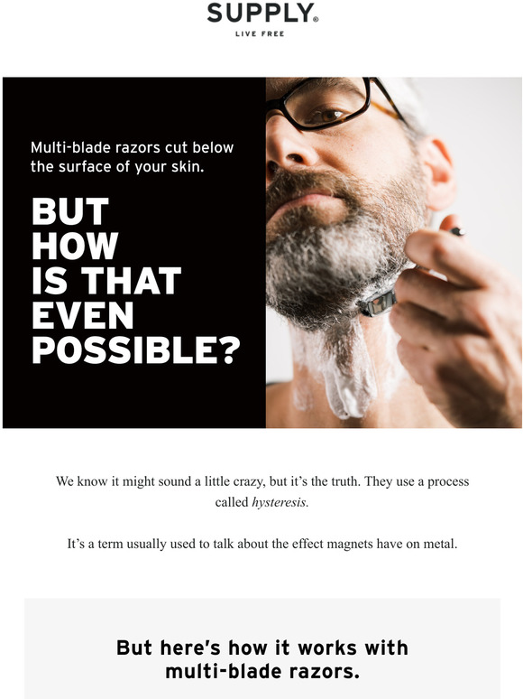 Supply: The truth about your multi-blade razor. | Milled