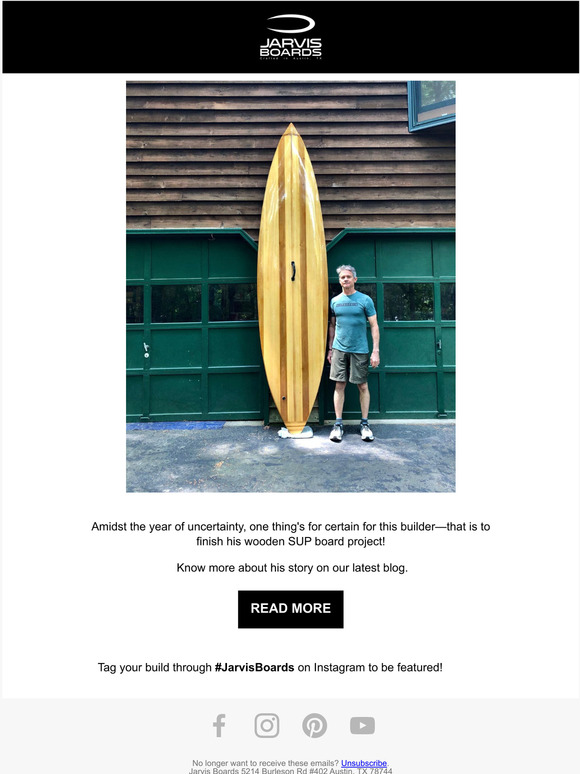 Jarvis Boards: A beautiful wood SUP board by an amateur! | Milled