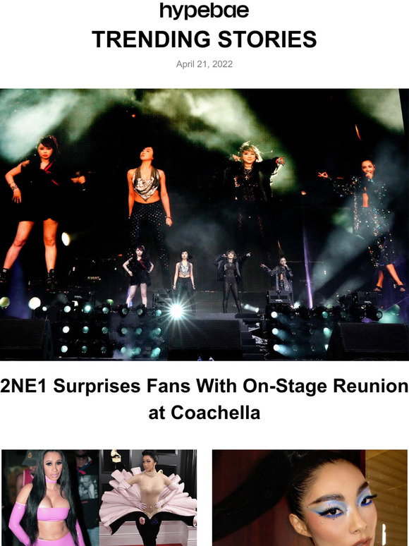Hypebae: 2NE1 Surprises Fans With On-Stage Reunion at Coachella | Milled