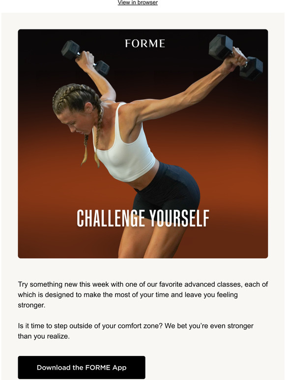 FORME: 5 advanced classes to showcase your strength | Milled