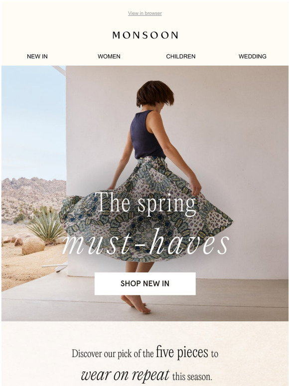 Monsoon: 5 must-haves for your spring capsule wardrobe | Milled