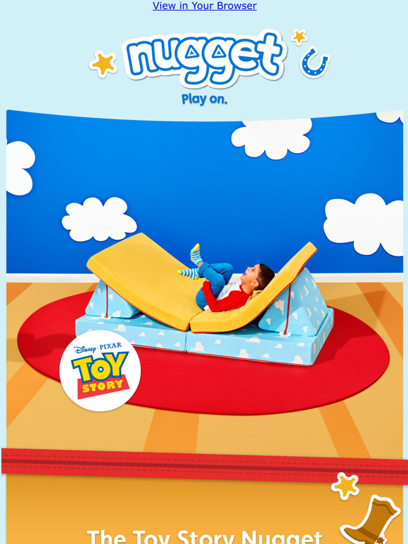 Nugget Comfort: The Toy Story Nugget, a nostalgic nod to Andys playroom ...