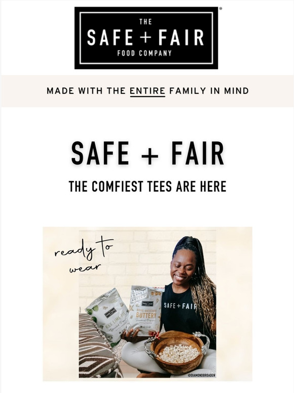 Safe + Fair: You Asked for Safe + Fair Merch | Milled