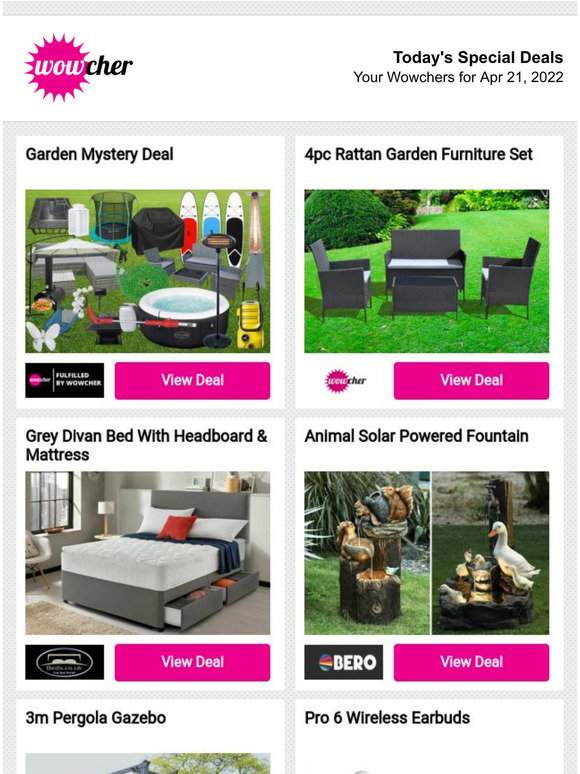 Wowcher: (1) New notification: 50 Amazing deals that will blow your ...