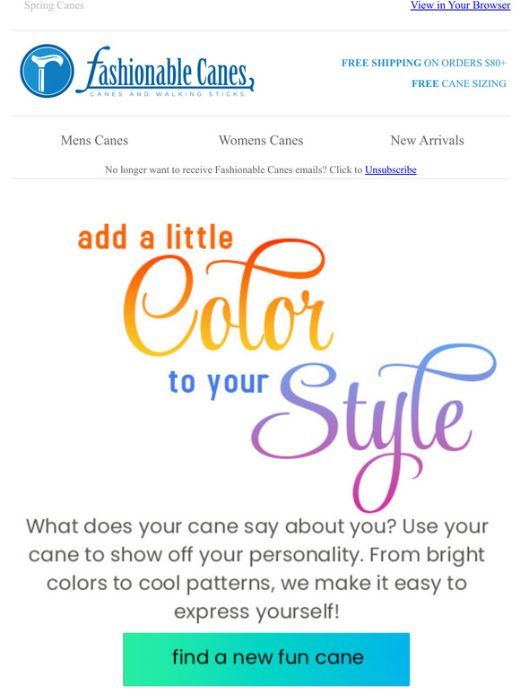 Fashionable Canes: Have you seen these fun canes? | Milled