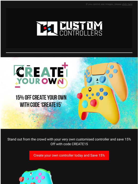 Custom Controllers: Create your own controller and get 15% off with ...