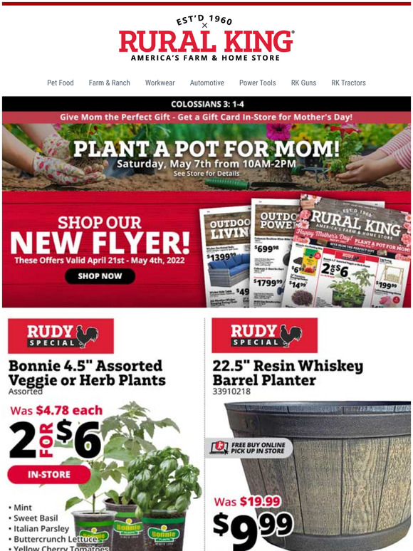 Rural King: Shop Our New Flyer + New Rudy Special! | Milled