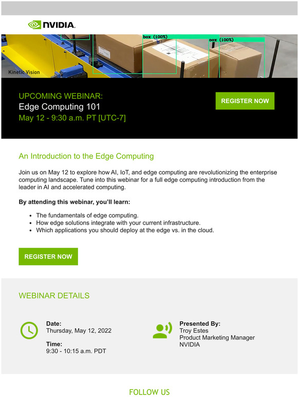 Nvidia: Register for Edge Computing 101 | Milled
