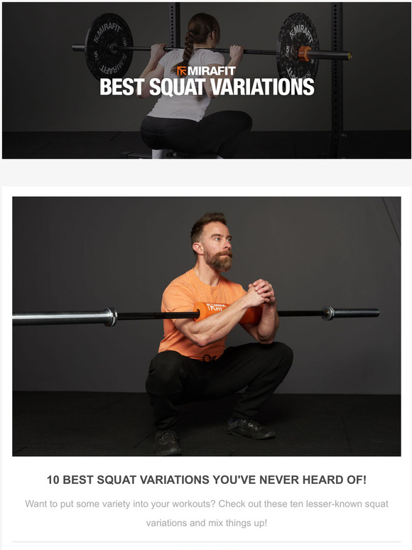 Mirafit: 10 Best Squat Variations You've Never Heard Of! | Milled