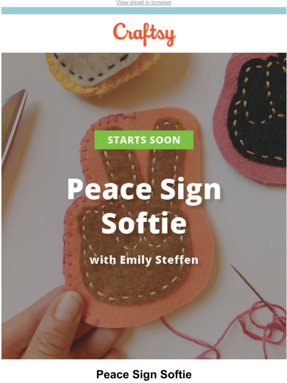 Craftsy: LIVE at 12:30 p.m. CT with Emily Steffen! | Milled