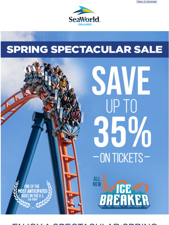 SeaWorld: Save up to 35% on Tickets Now | Milled