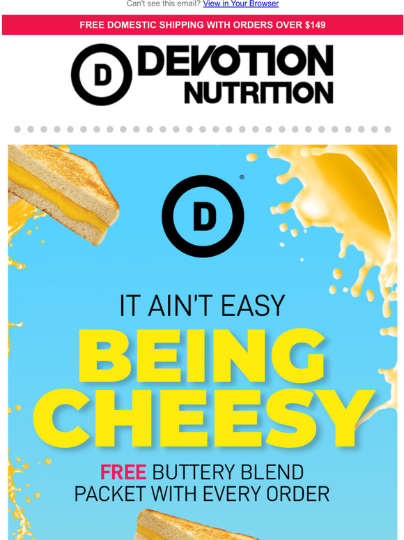 Devotion Nutrition: Weve got something CHEESY, BUTTERY, and DELICIOUS ...