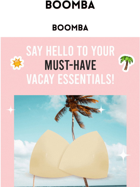 BOOMBA: INSIDE: The BOOMBA Must-haves For Your Next Vacay | Milled