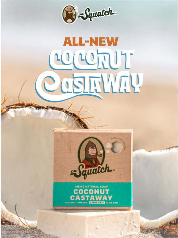 Dr. Squatch: NEW: Coconut Castaway | Milled