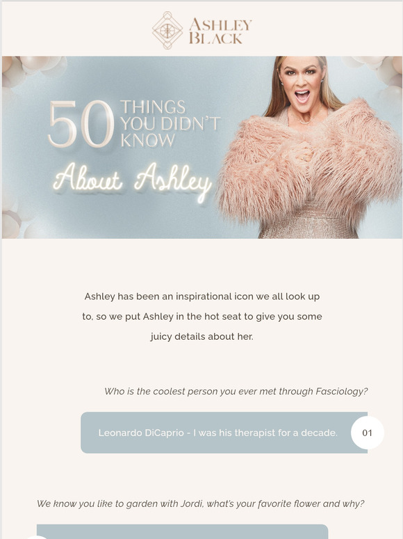 Ashley Black: Monday April 25th, Get ready for Ashleys 50th Birthday ...