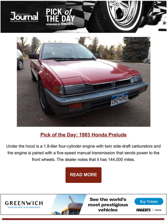 ClassicCars: Pick of the Day: 1983 Honda Prelude | Milled