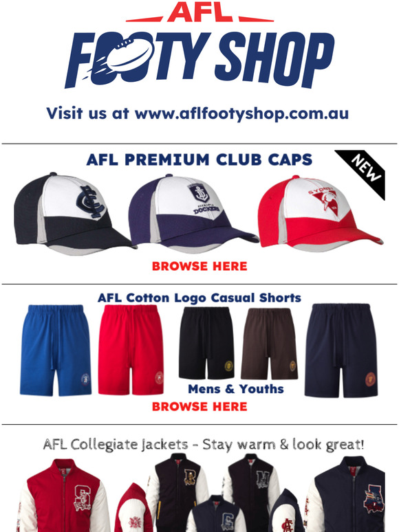 AFL Footy Shop: Look inside for the best Official AFL supporter gear ...