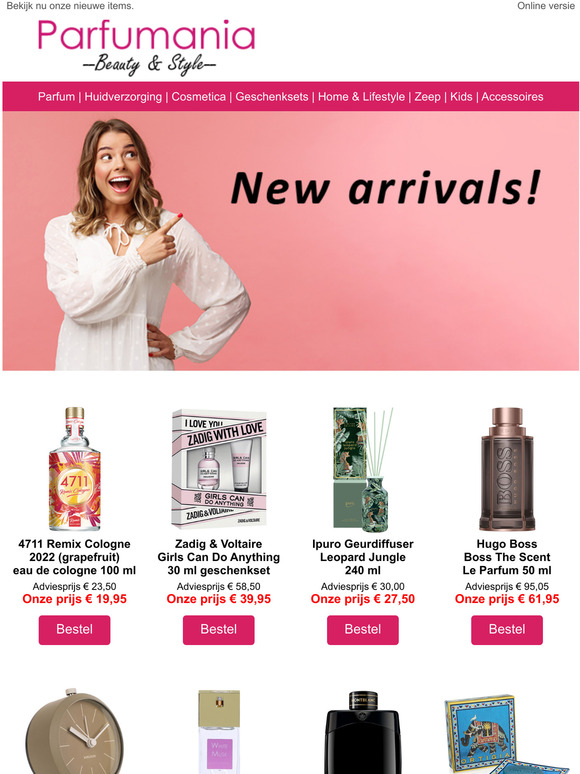 parfumania: Nieuw bij Parfumania | Milled