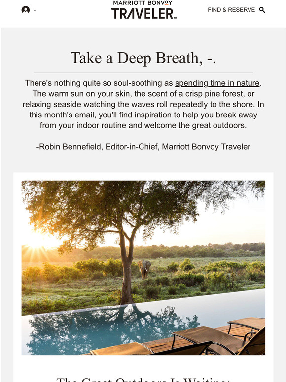 marriott es: 12 Hotels That Get You Closer to Nature | Milled