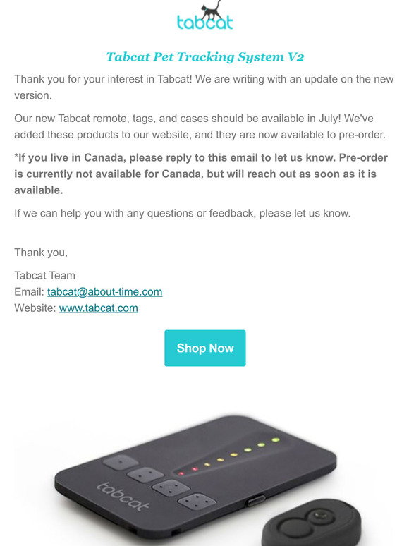 Tabcat: Tabcat V2 Available to Pre-Order | Milled
