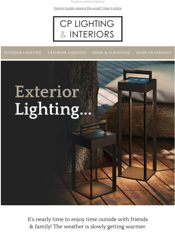 CP Lighting & Interiors: Get your outdoor space ready | Milled