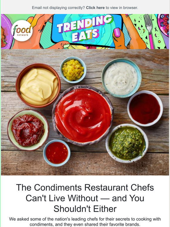 Food Network: Condiments Restaurant Chefs Can't Live Without | Milled
