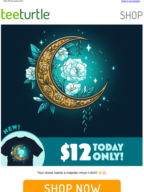 TeeTurtle: Behold the Mystical Moon! | Milled