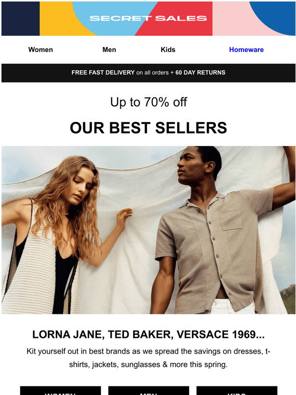Secret Sales: All eyes on bestsellers! Up to 70% off our biggest ...