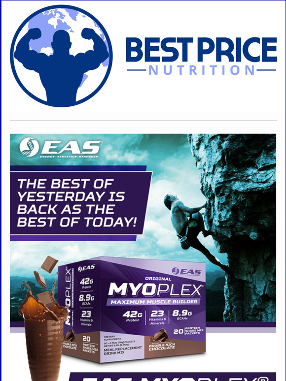 Best Price Nutrition: EAS Myoplex Protein Powder is Back | Milled