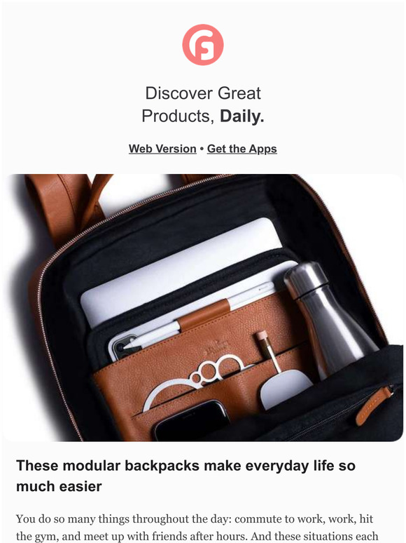Gadget Flow: Best modular backpacks for your everyday life | Milled