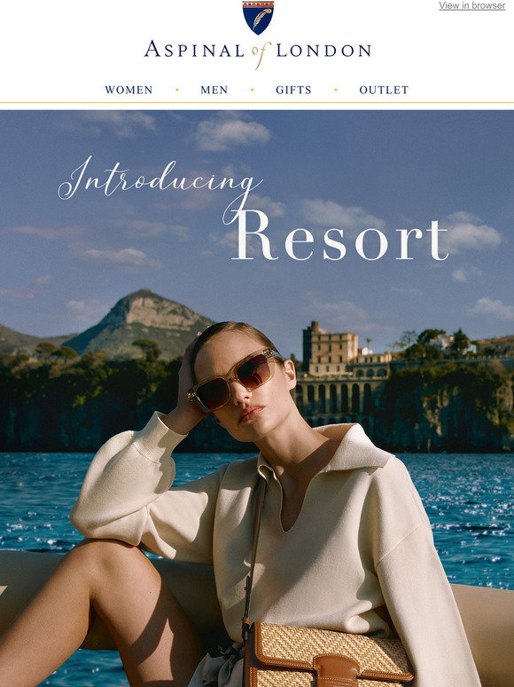 Aspinal of London: Introducing the Resort Collection | Milled