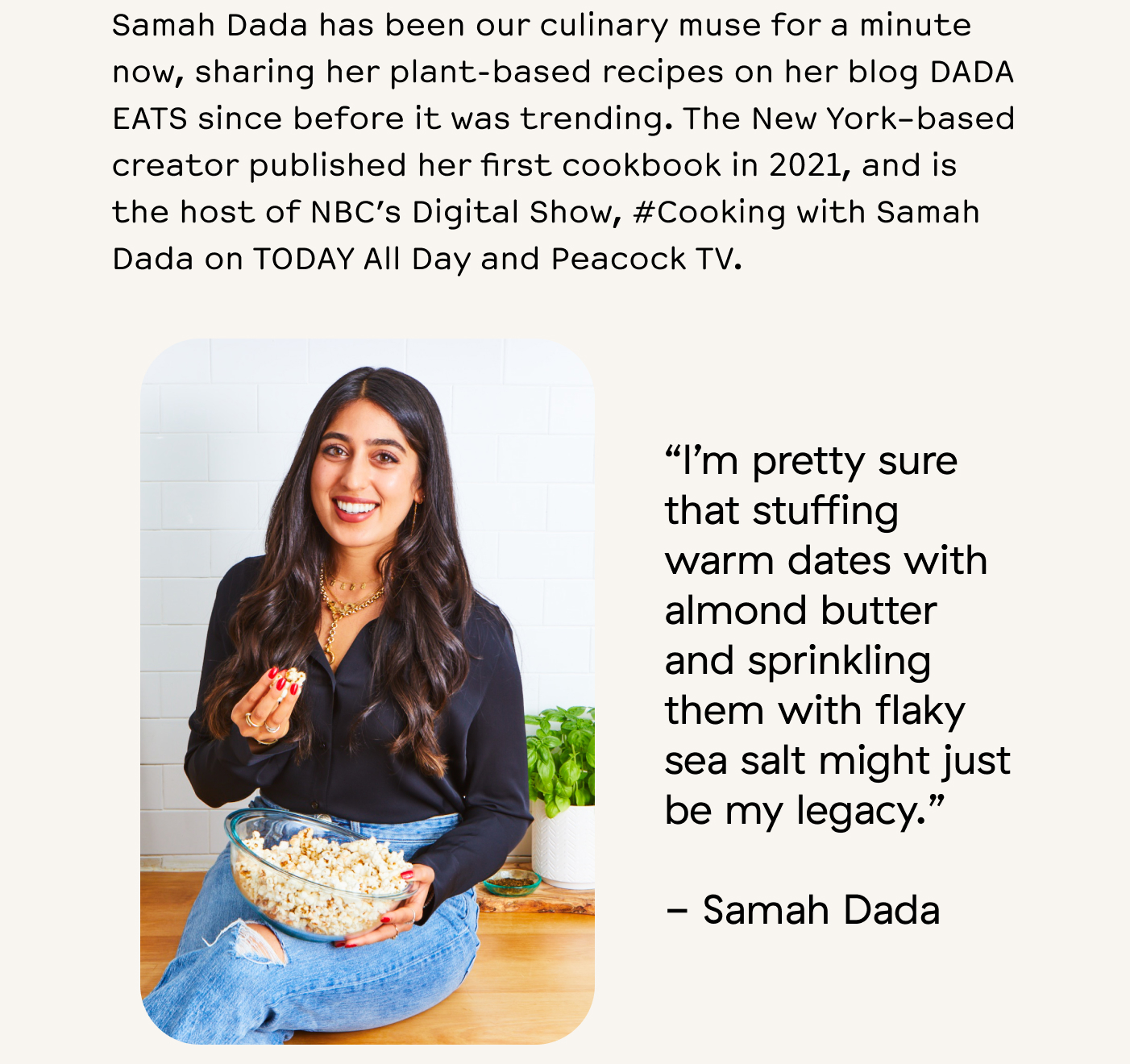 Foxtrot: Samah Dadas Plant-Based Magic | Milled