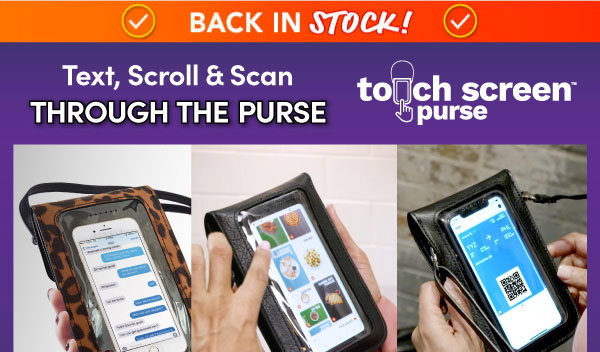 Global Shop: Touch Screen Purse is Back In Stock! | Milled