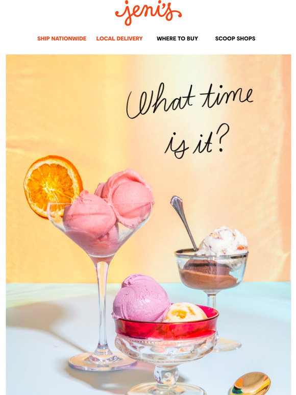 Jeni's Ice Cream: Last call! Gift mom the Happy Hour Collection | Milled