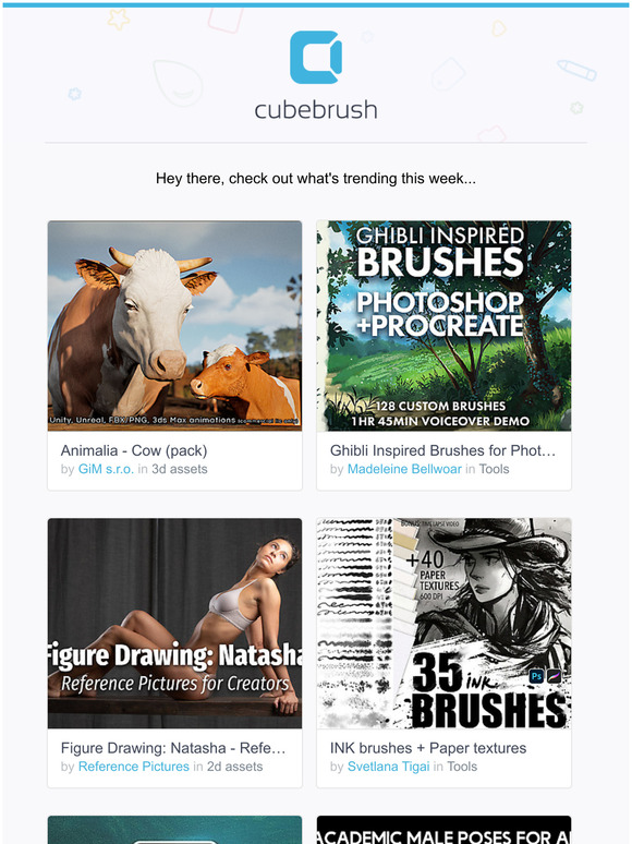 Cubebrush: Trending Products of the Week | Milled