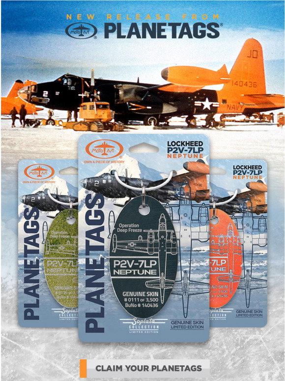 Plane Tags: Get ready, The Lockheed P2 Neptune PlaneTag has arrived ...