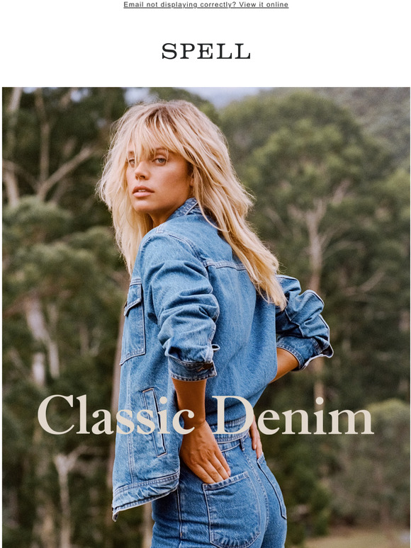 Spell: Our Classic Denim has arrived | Milled