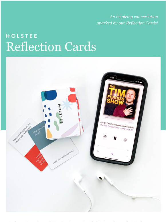 Holstee: Reflection Cards on the Tim Ferriss Show! | Milled