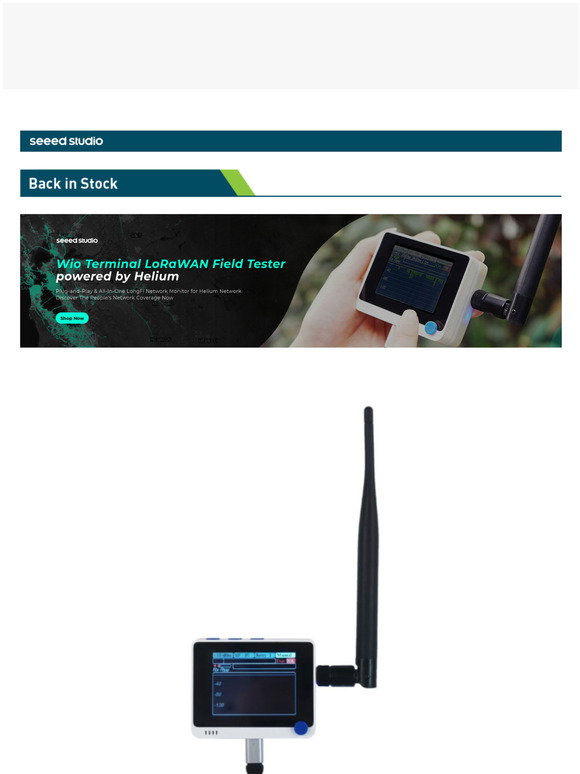 Seeed Studio: Back to stock: Plug and play Helium coverage testing and ...