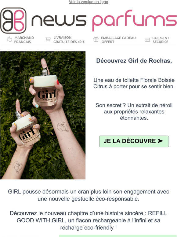 News Parfums: Une Eau de Toilette de Grande Marque aux Vertus ...