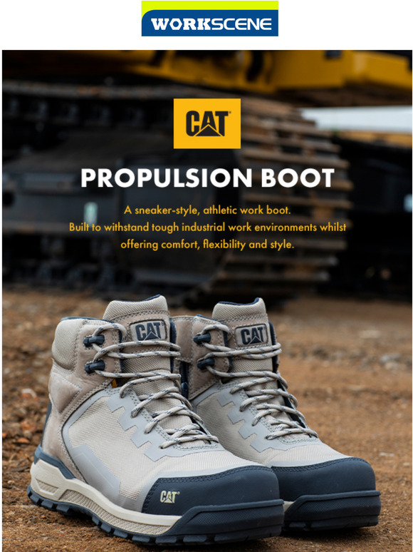 Workscene: Get moving in the all-new CAT Propulsion Boot! | Milled