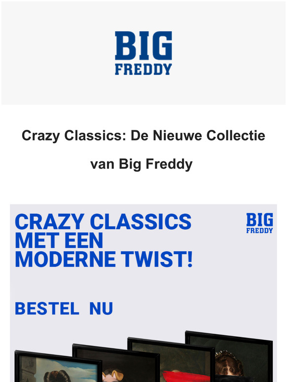 Bigfreddy.com: Crazy Classics: De Nieuwe Collectie van Big Freddy | Milled