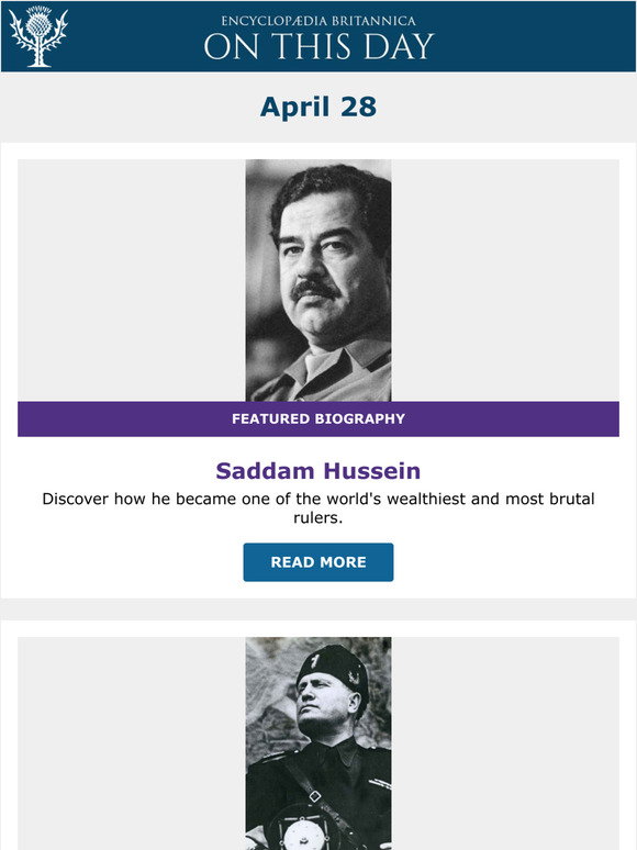 Brittanica: The World's First Fascist Dictator Is Killed | Milled