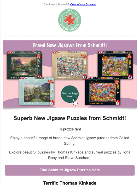 All Jigsaw Puzzles: Take a Look at These Brand New Schmidt Jigsaw ...
