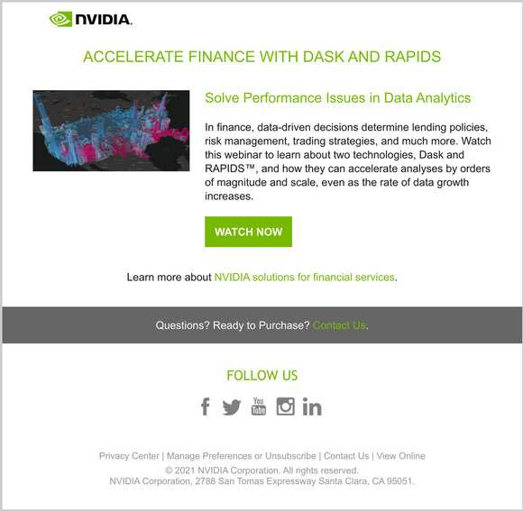 Nvidia: Accelerate finance with Dask and RAPIDS | Milled