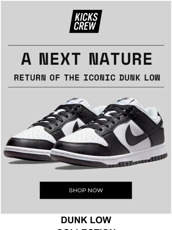 KICKS CREW: A Next Nature Return of the Iconic Dunk Low | Milled