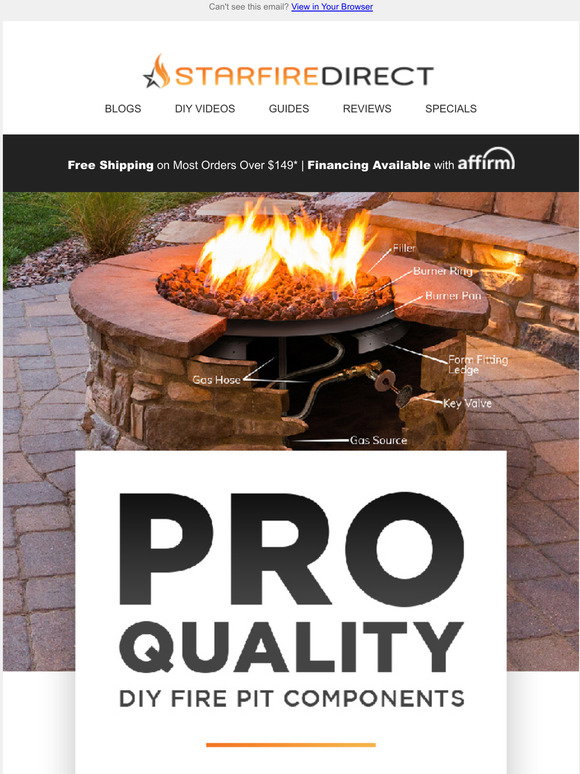 Starfire: Get the perfect fit for your DIY fire pit | Milled