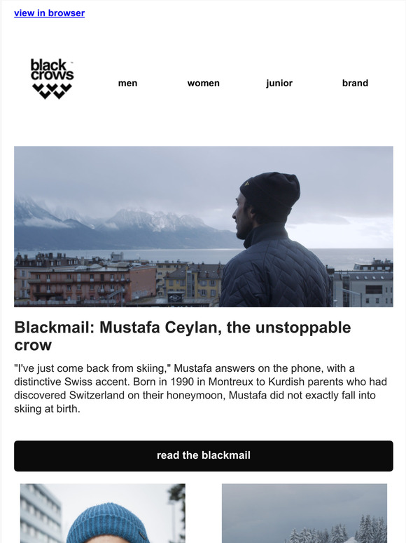 Black Crows (US): Blackmail: Mustafa Ceylan, the unstoppable crow | Milled