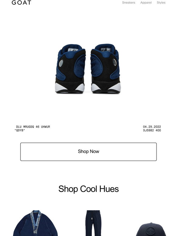 GOAT: [SEED] Just Dropped: Air Jordan 13 Retro 'Navy' available now ...