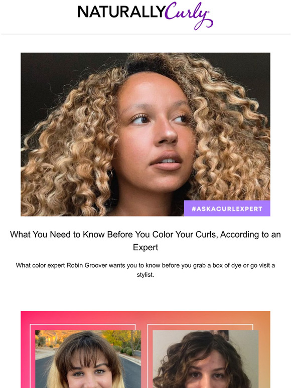 NaturallyCurly: What You Need to Know Before You Color Your Curls ...